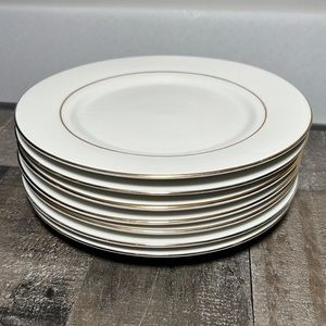 Gibson | Dining | Vintage Salad Or Lunch Plates Heritage Platinum By ...
